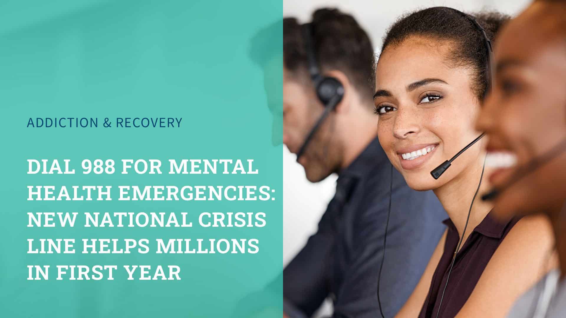 988 National Crisis Line Helps Millions in First Year